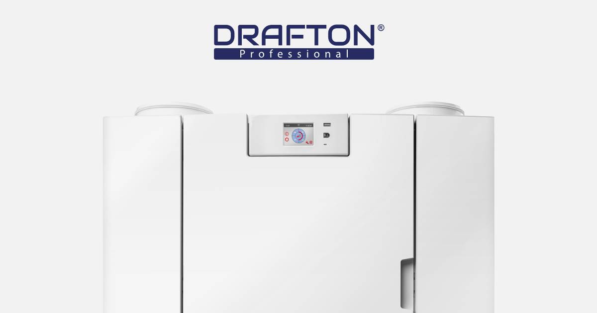 DRAFTON Professional - rekuperator z wyjątkowymi możliwościami personalizacji, integracji i ...